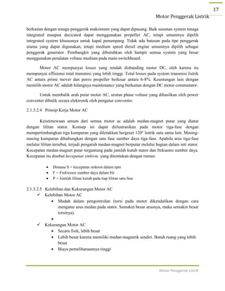 Motor penggerak listrik | PDF