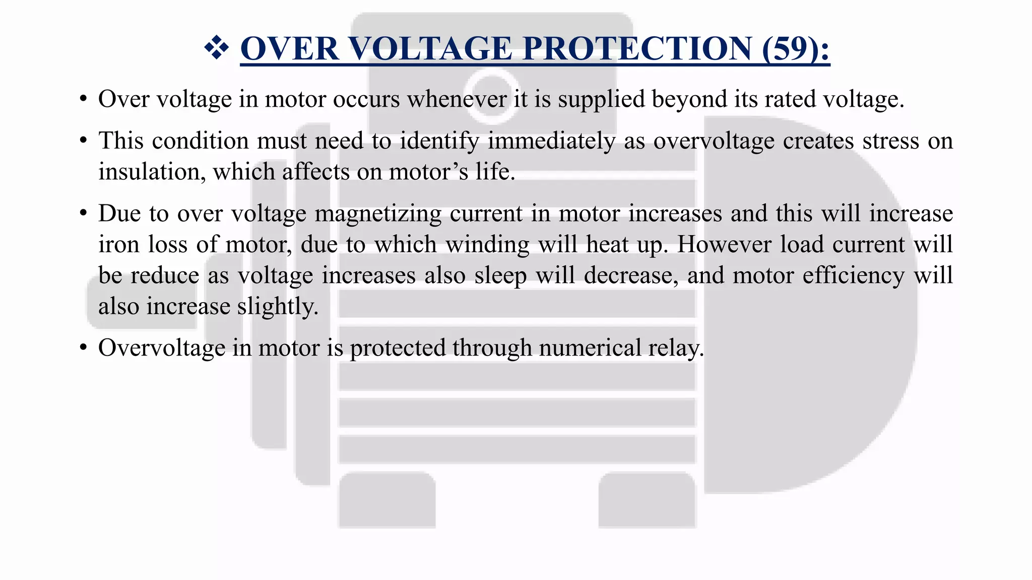 Electrical HT/LT Motor protection | PPTX