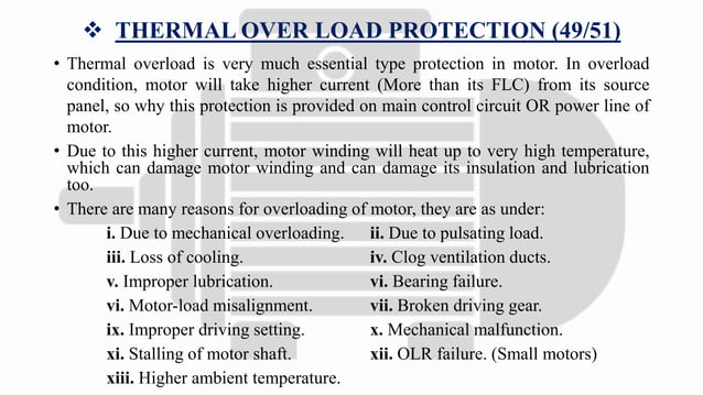 Electrical HT/LT Motor protection | PPTX | Physics | Science