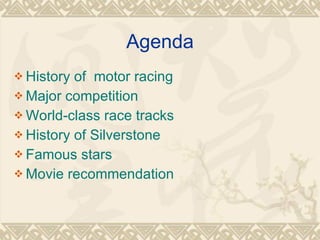 Motor racing2 opp | PPT | Racing Video Games | Video Game Genres