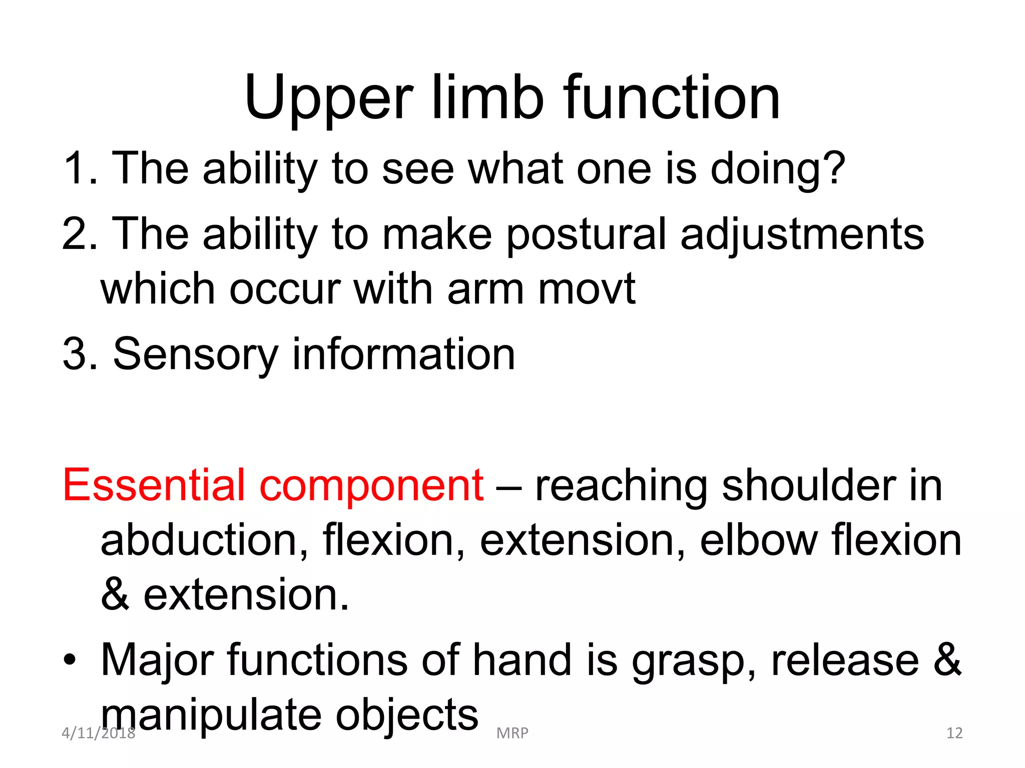 Motor relearning programme | PPTX
