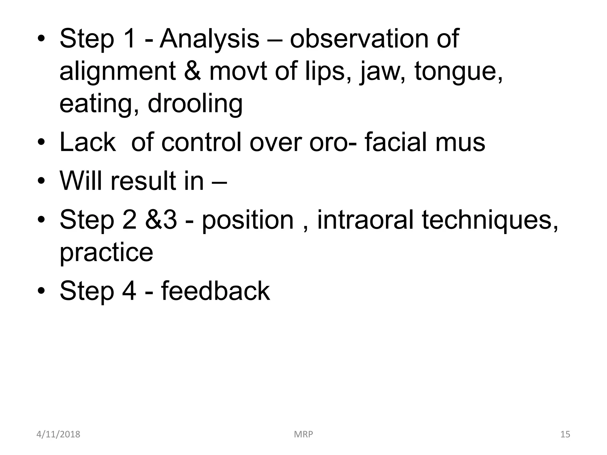 Motor relearning programme | PPTX
