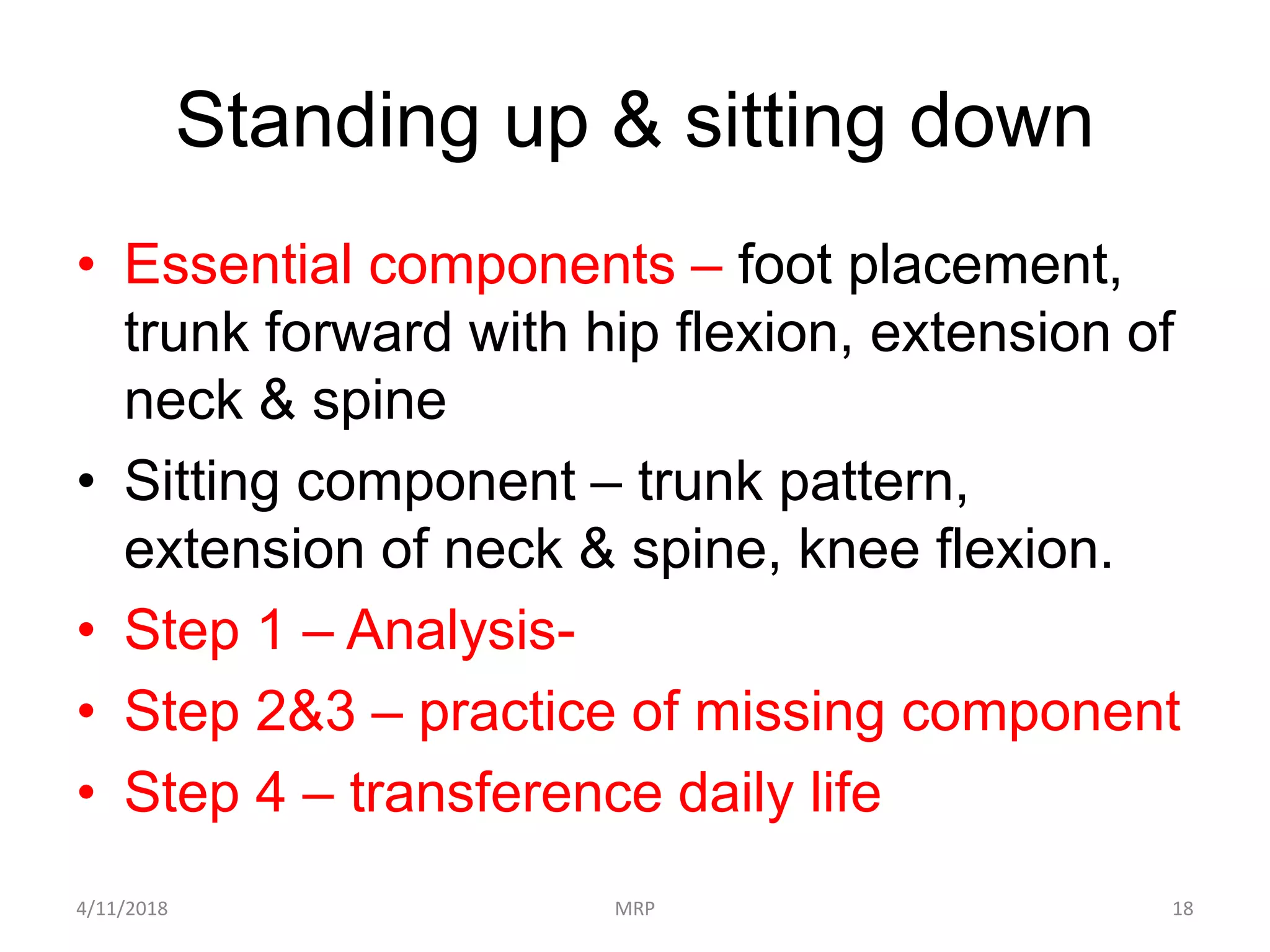 Motor relearning programme | PPTX