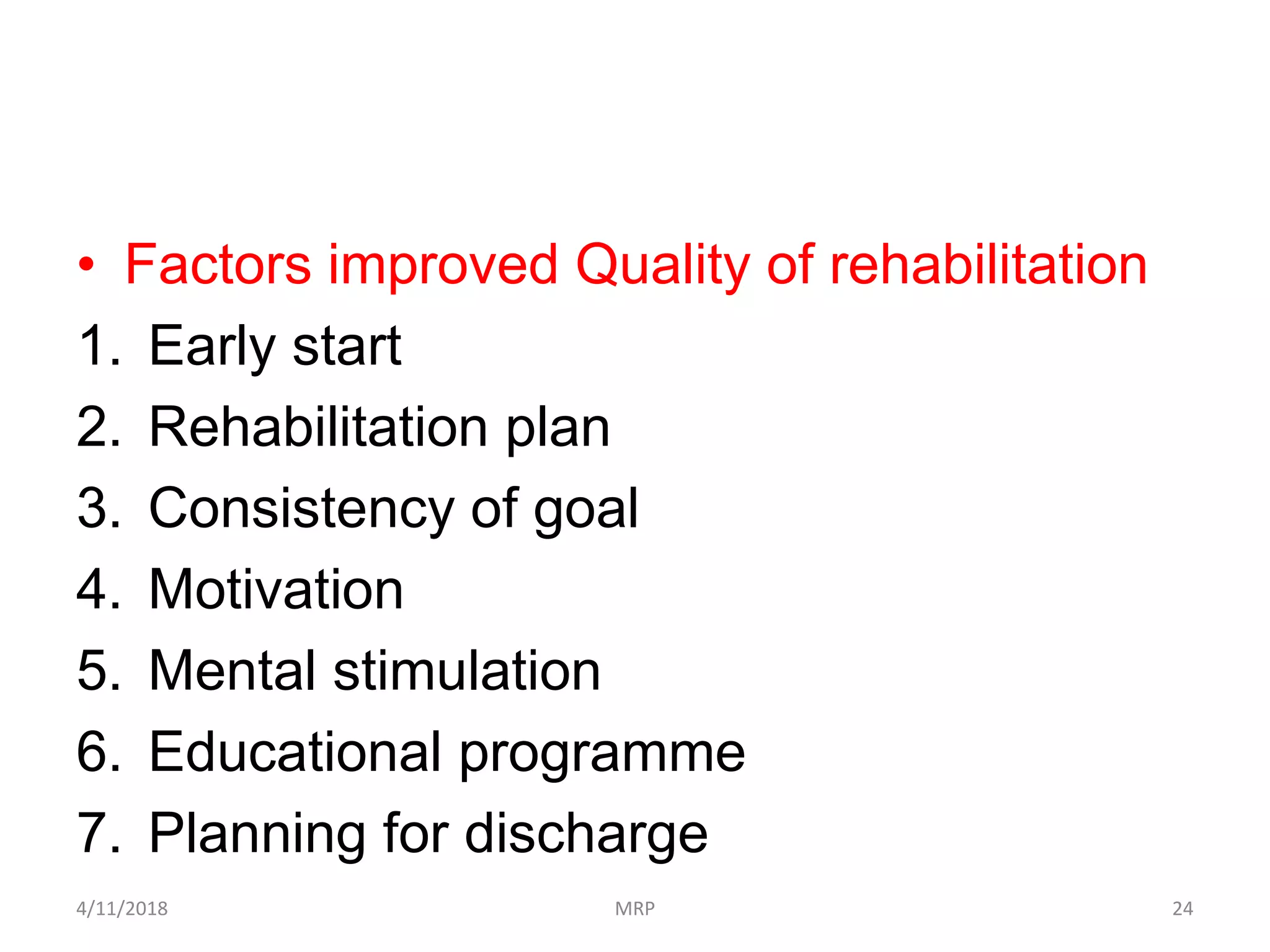 Motor relearning programme | PPTX