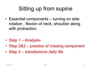 Motor relearning programme | PPTX