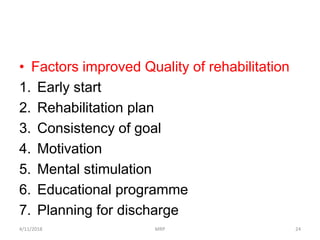 Motor relearning programme | PPTX
