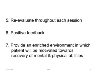 Motor relearning programme | PPTX