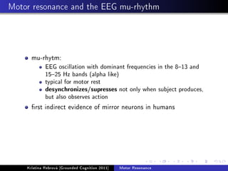 Grounded Cognition: Motor Resonance | PDF