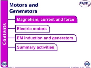 motors and generators in Science 10 Quarter 2 | PPT