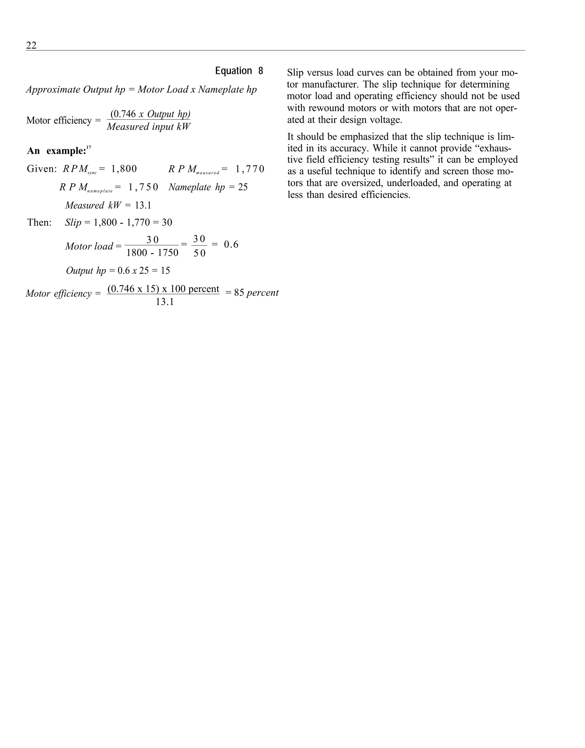 Motor selection | PDF