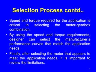 Motor Selection for Gearbox.pptx