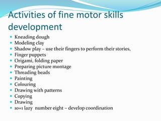 Motor skills acquisition and development | PPTX