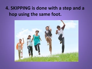 Locomotor and Non-Locomotor Movements | PPTX