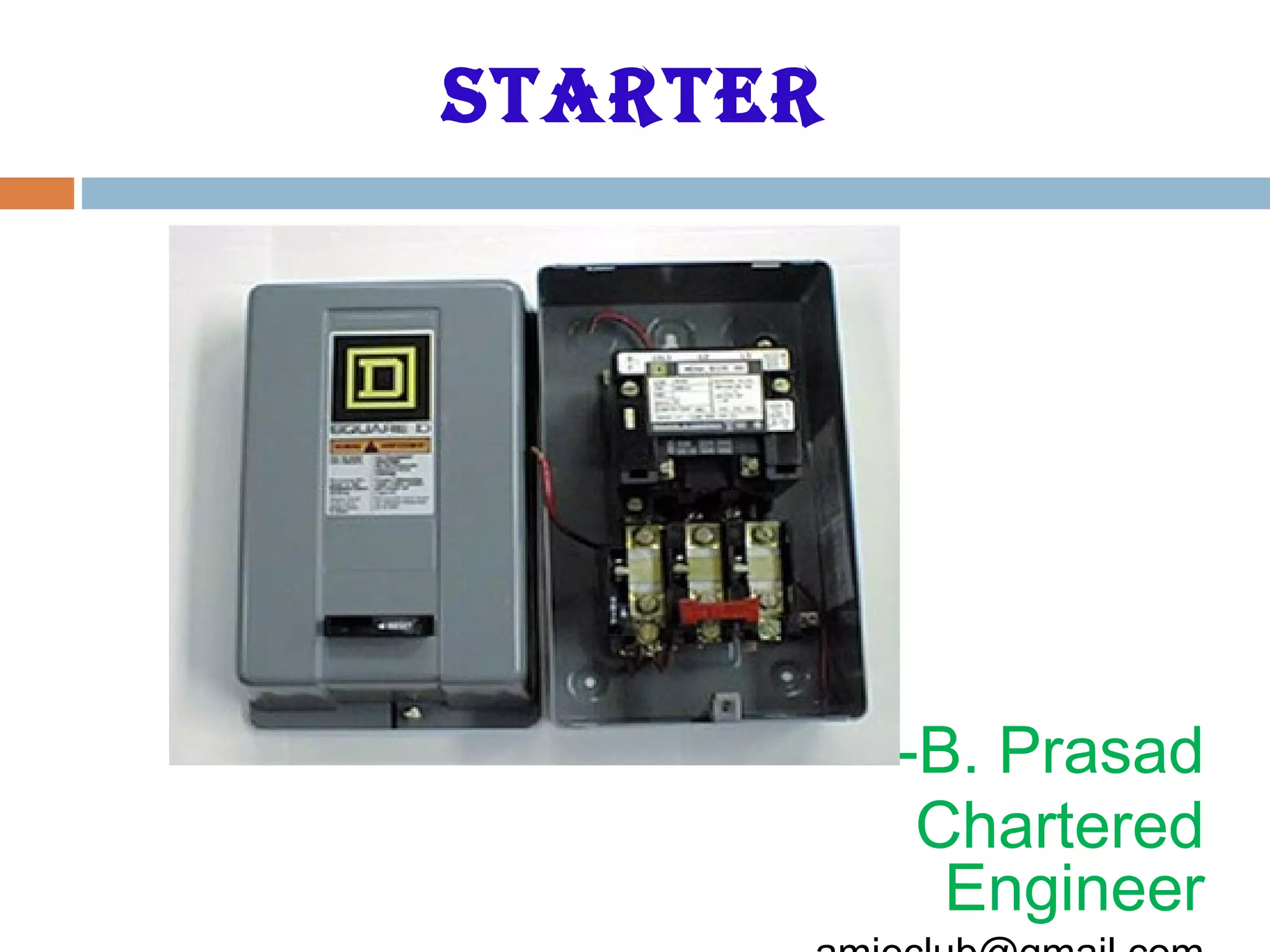 Motor starter | PPT