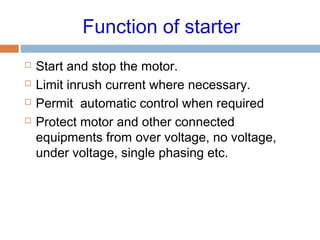 Motor starter | PPT