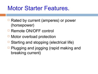 Motor starter | PPT