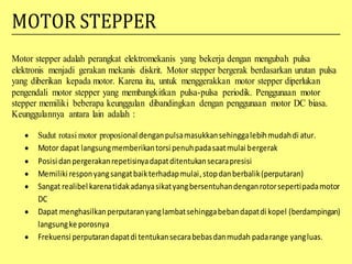Motor Stepper (Pengendali) | PPTX