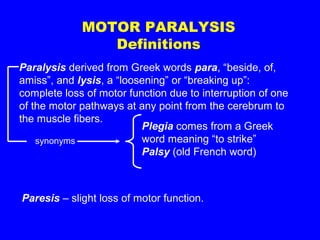 Motor .. neurology | PPT