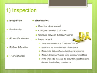 Motor system examination | PPTX