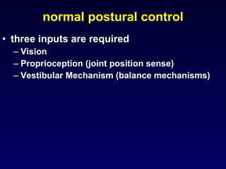 Motor system5 posture | PPT