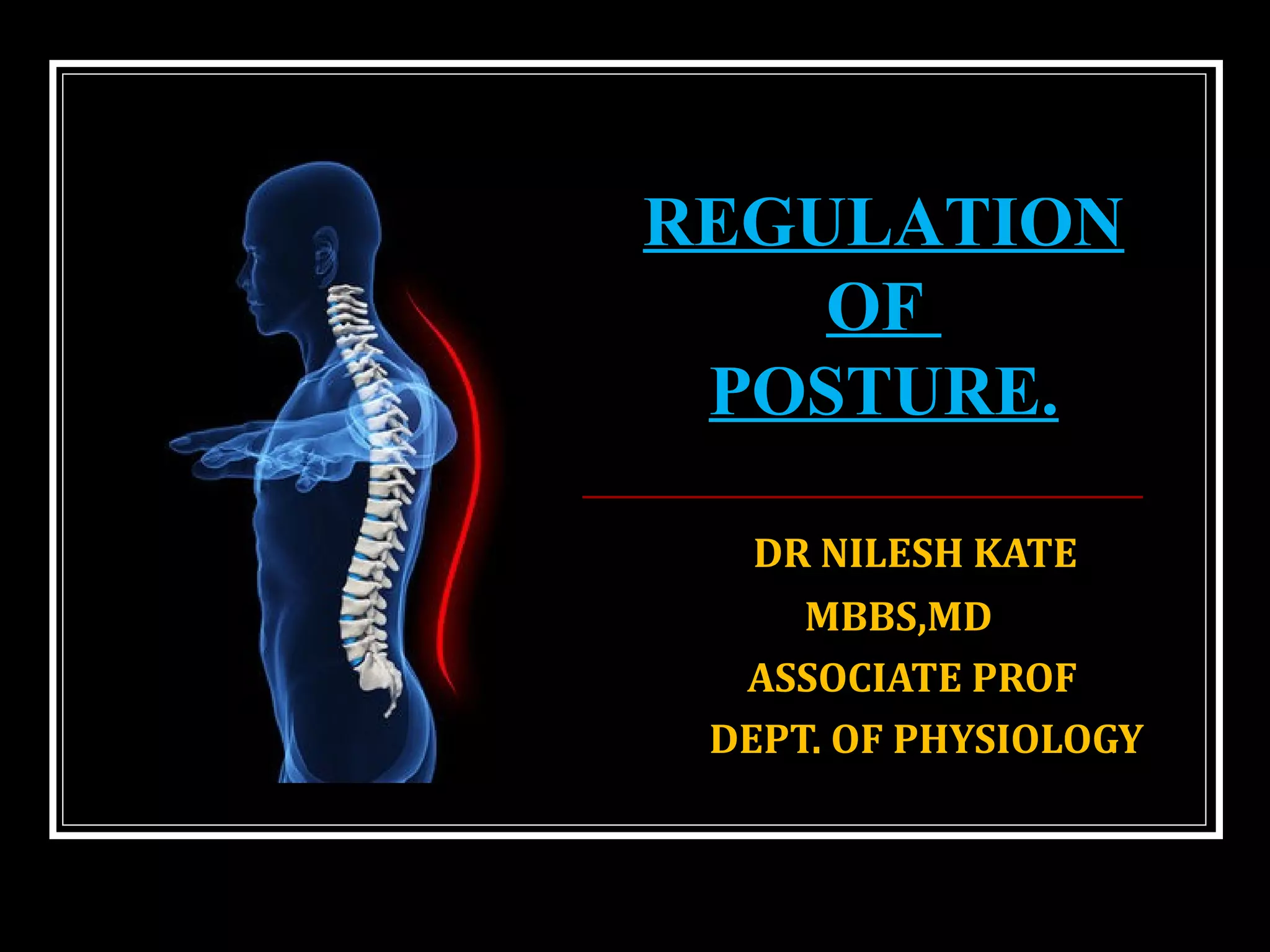 MOTOR SYSTEM IV REGULATION OF POSTURE | PPT