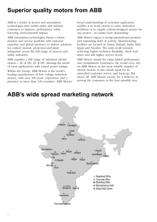 Motor Technical Brochure for ABB LT Motors LT | PDF