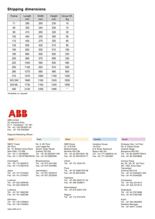 Motor Technical Brochure for ABB LT Motors LT | PDF