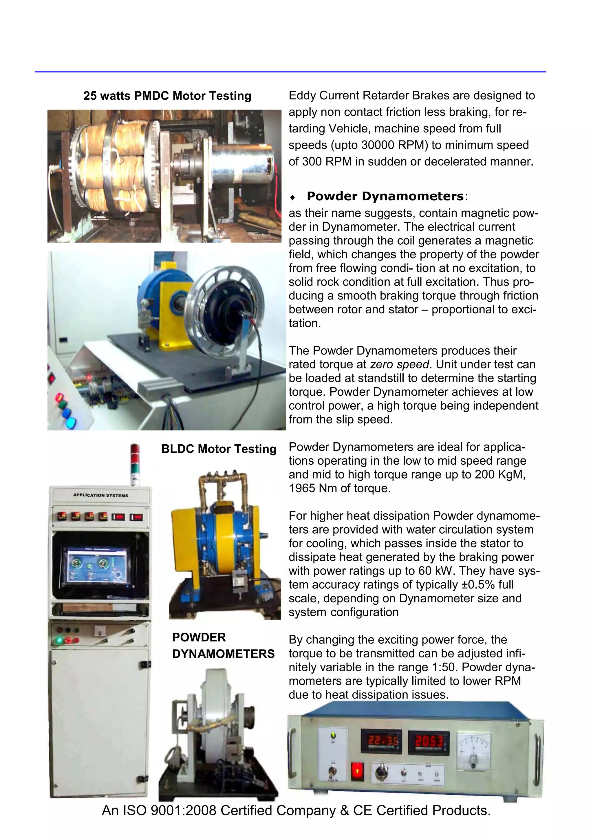 Motor test dynamometers | PDF