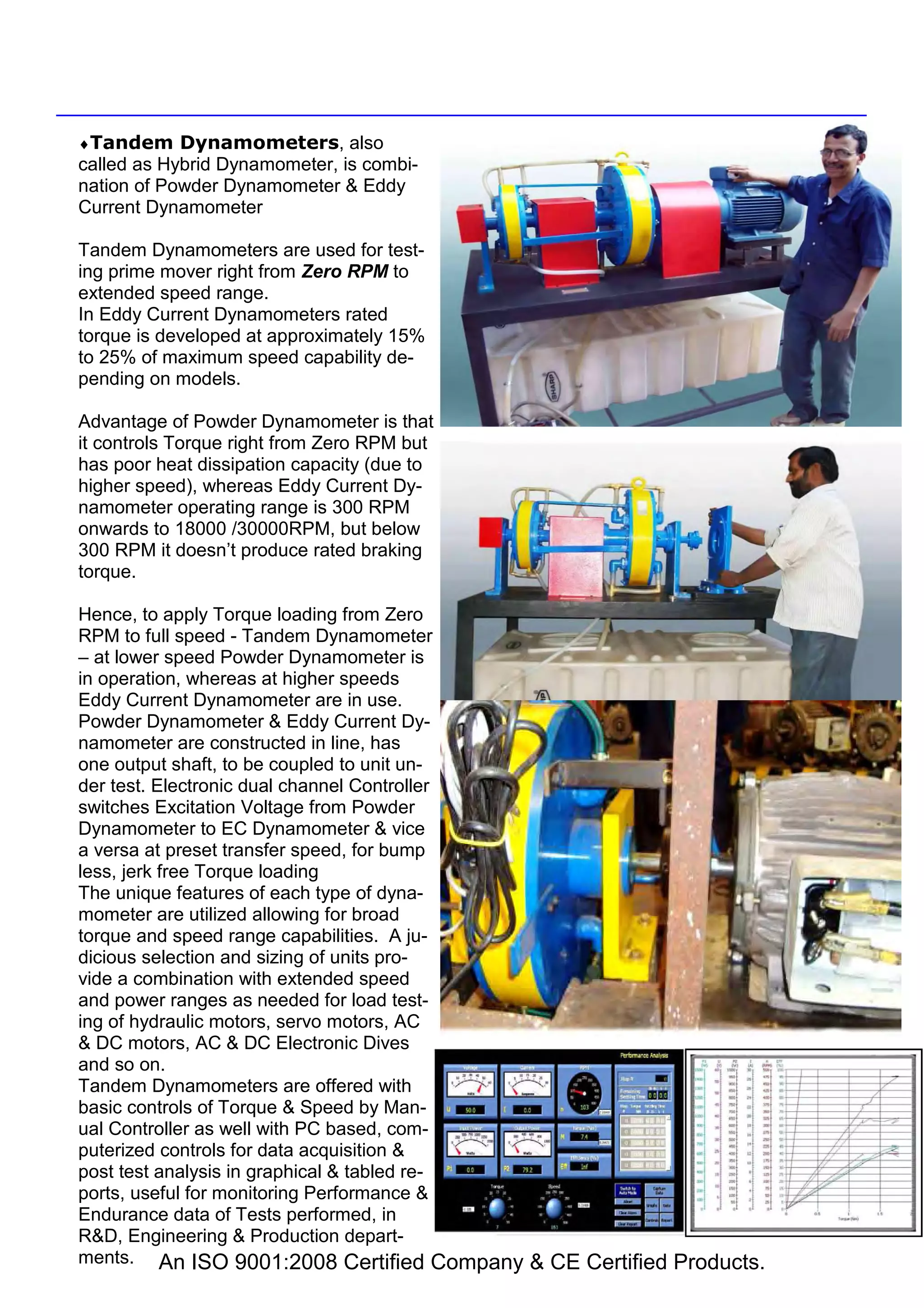 Motor test dynamometers | PDF