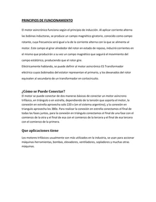 Motor trifasico | DOCX