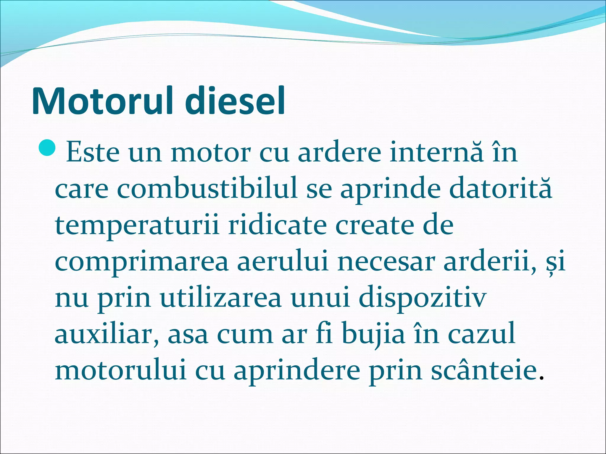 Motorul diesel | PPT