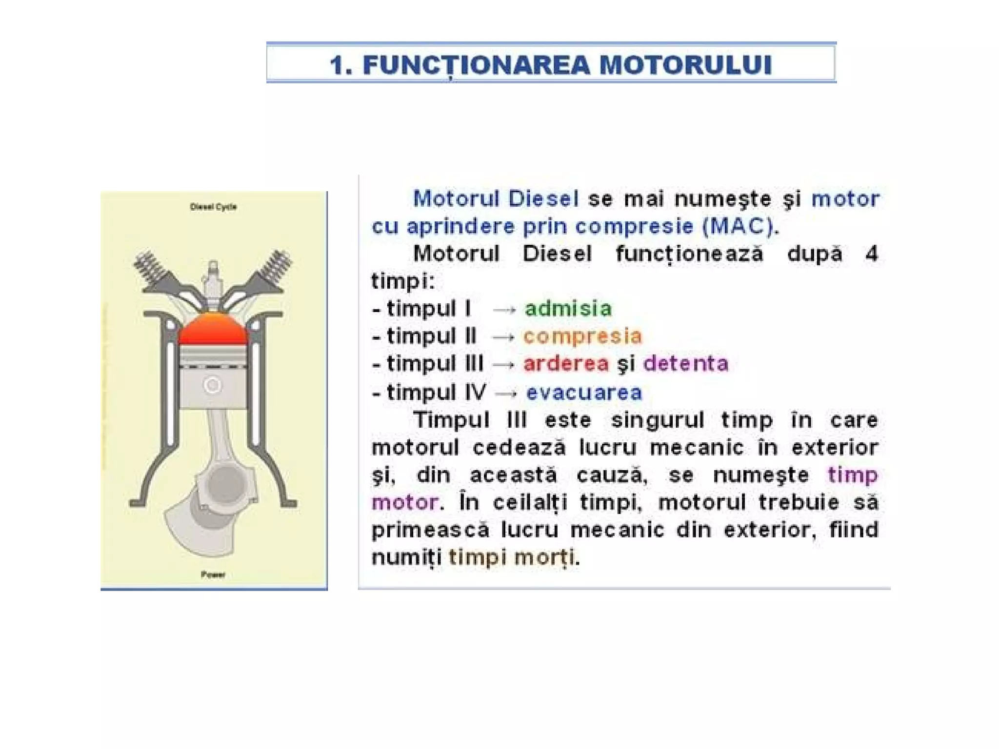 Motorul diesel b | PPT