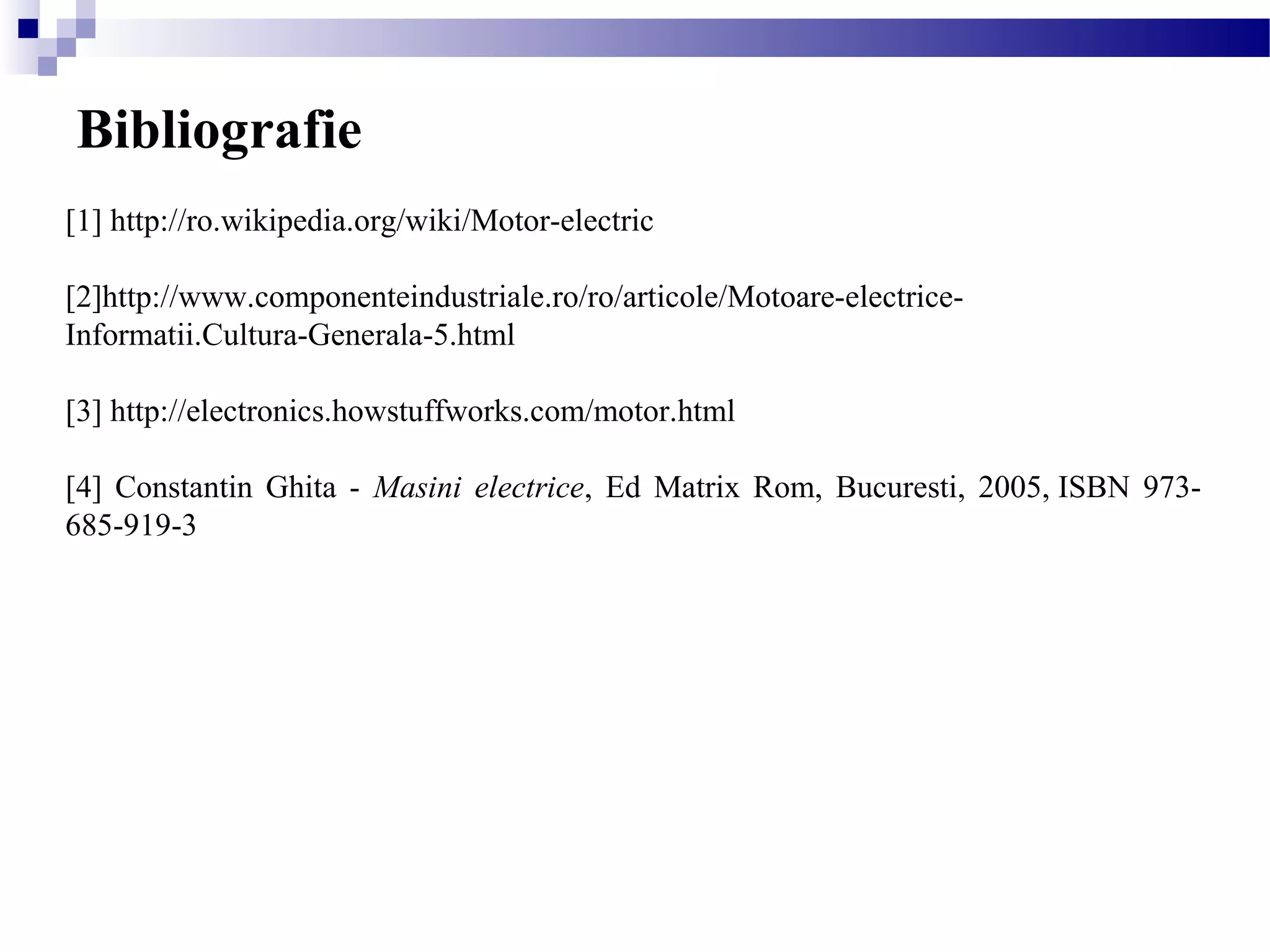 Motorul electric | PPT