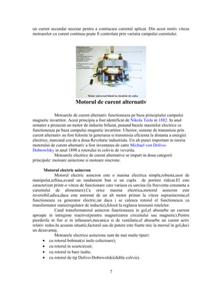 Motorul electric | PDF