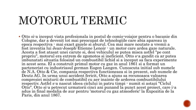 Motorul termic | PPT