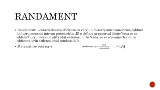 Motorul termic | PPT