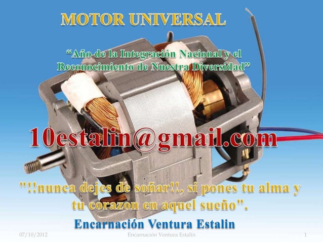 Motor universal | PPT