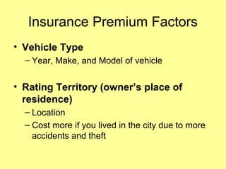 Auto, Home, Health, Life Insurance | PPT