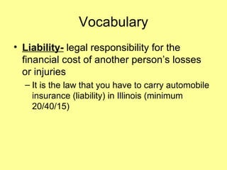 Auto, Home, Health, Life Insurance | PPT