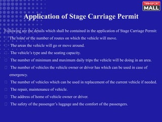 Motor Vehicle Permit | PPTX