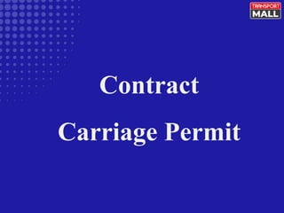 Motor Vehicle Permit | PPTX