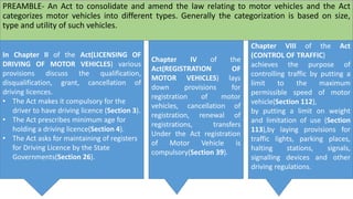 Motor vehicles act,1988 | PPTX