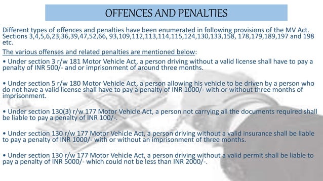 Motor vehicles act,1988 | PPTX | Motor Insurance | Insurance