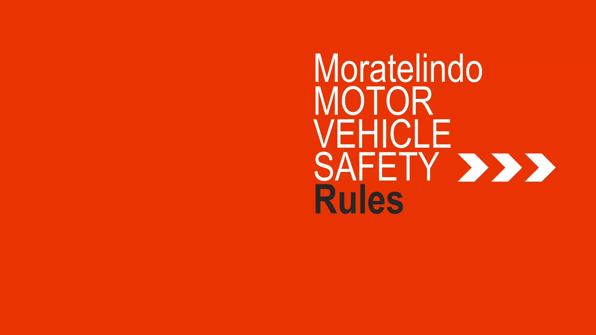 Motor vehicle safety training by yanda isnanda | PPSX