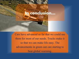 Motor vehicles power point | PDF