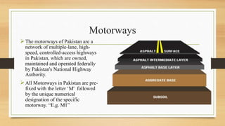 Motorway,freeway and expressway in pakistan | PPTX | Rail Travel ...