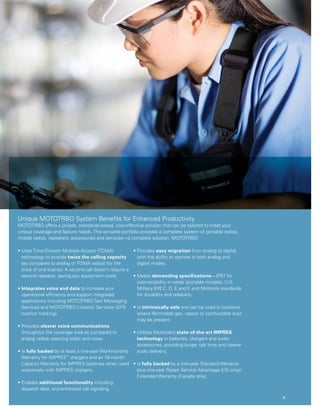 Mototrbo data apps_brochure | PDF