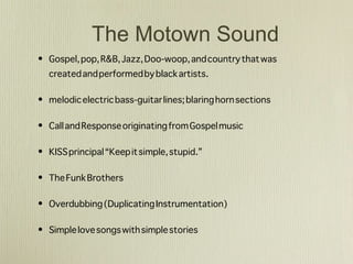 Motown | PPT
