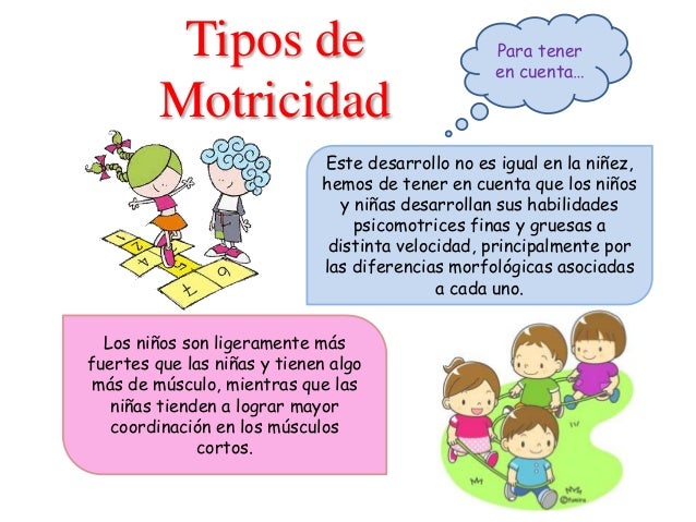 Motricidad Fina y Gruesa en menores de 3 a 6 años