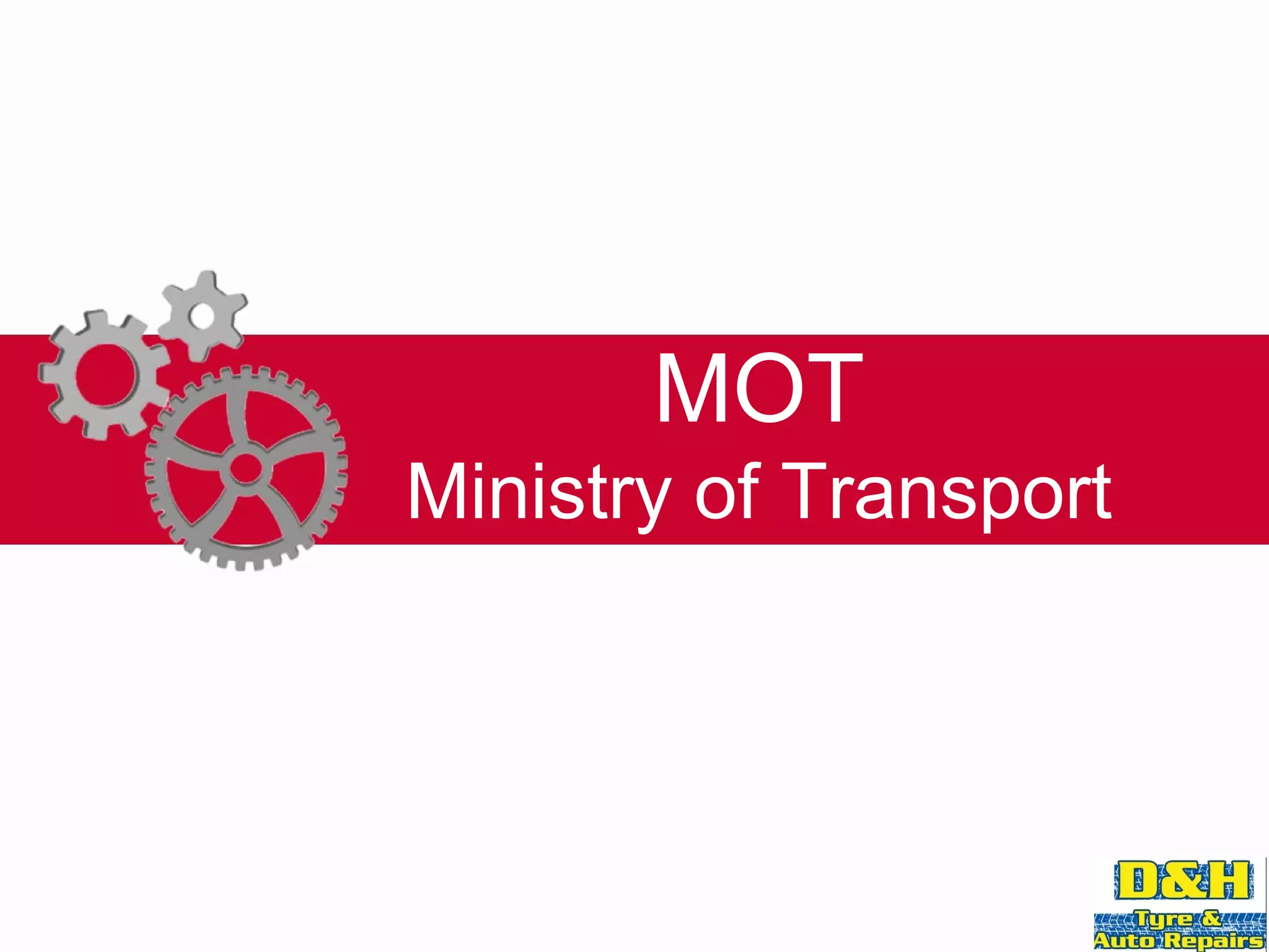 Mot rules and regulations | PPT